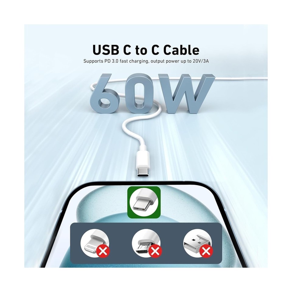 iPad Pro Charger Fast Charging,USB C Fast Charger Apple iPad Charge ...