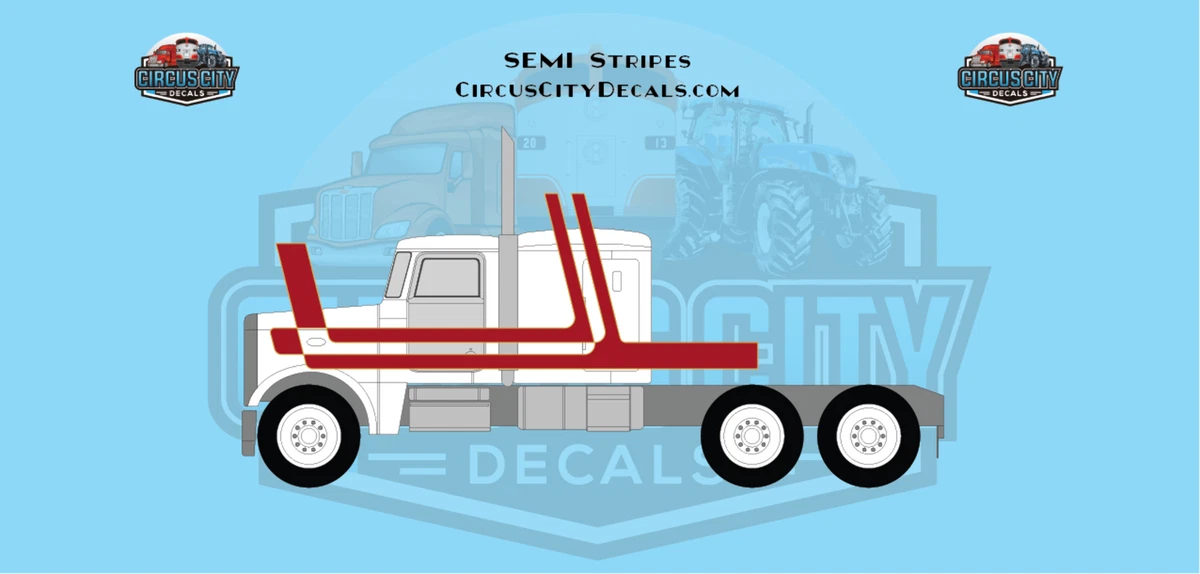 Semi Truck Striping