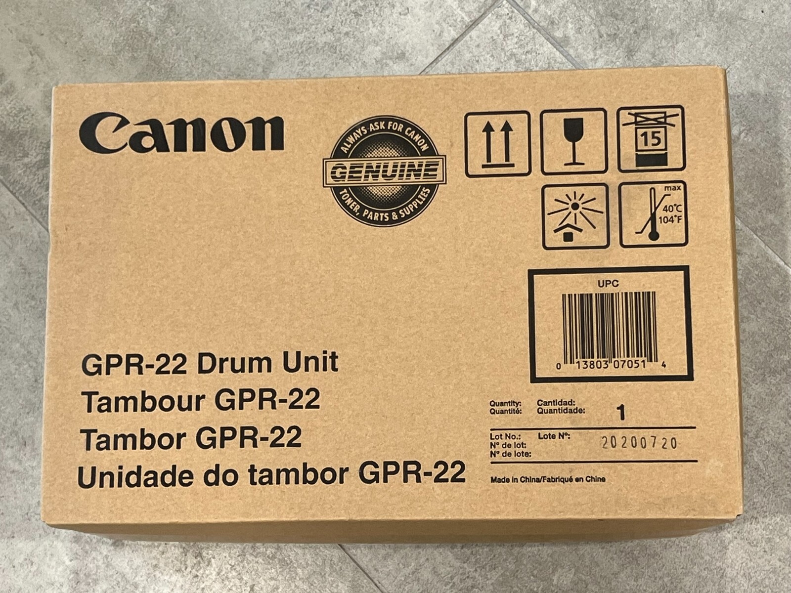 Canon GPR-22 Drum Unit for iR 1018/1019/1020/1021, iR 1022/1023/1024 ...