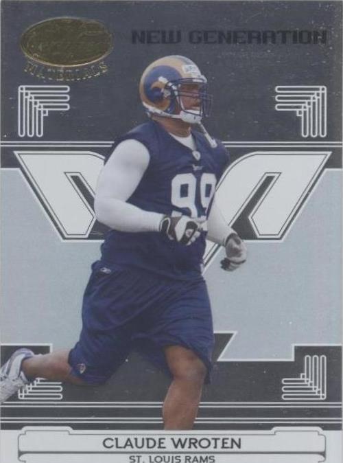 2006 Leaf Certified Materials - New Generation Claude Wroten #183 /1000 ...