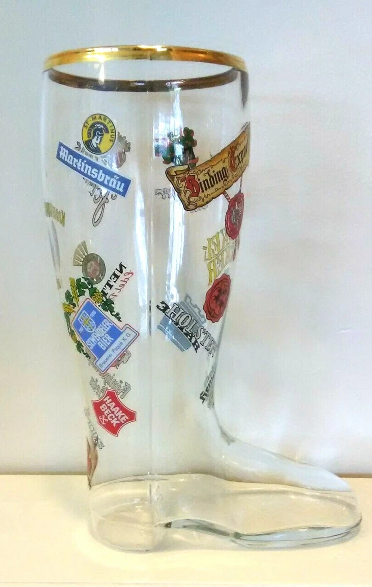 German Beer Boot Glass