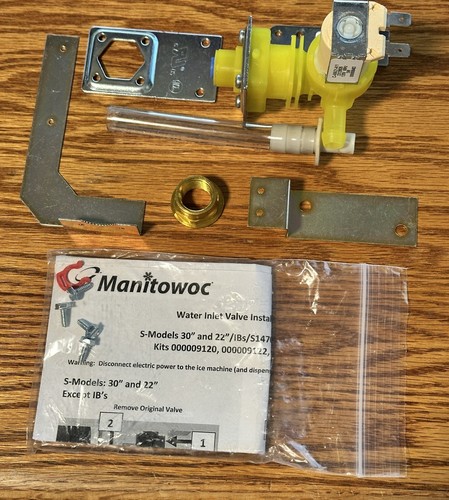 000009123 Water Inlet Valve Assembly 120V 60Hz 5W for Manitowoc Ice ...