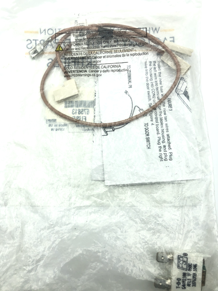 Whirlpool Dishwasher Thermal Fuse Link Kit #675813 *BRAND NEW OEM* | eBay