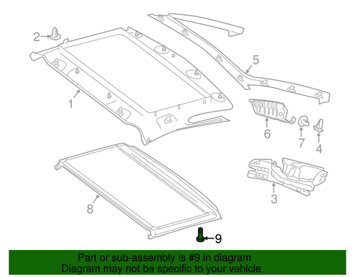 Mercedes-Benz 0019844329 Genuine OEM Mount Plate Bolt for sale online ...
