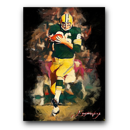 Boyd Dowler #2 Art Card Limited 43/50 Edward Vela Signed (Green Bay ...