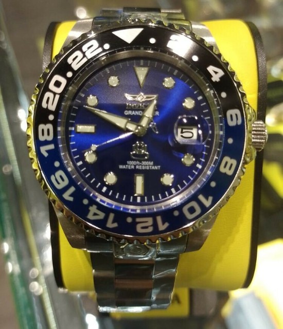 Invicta Pro Diver 21865 47mm Silver Stainless Steel Men's Wristwatch ...