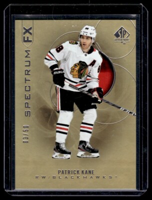 2020-21 SP Authentic Spectrum FX Gold Patrick Kane 03/50 Chicago ...