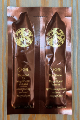 Oribe Magnificent Volume Shampoo & Conditioner samples 7ml / 0.23oz ...