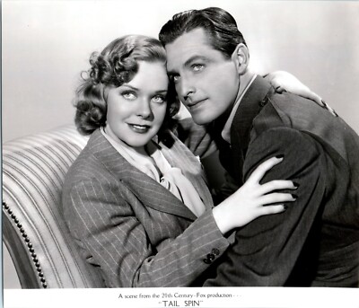 KANE RICHMOND & COSTAR ALICE FAYE 1939 Tail Spin Original Movie Still ...