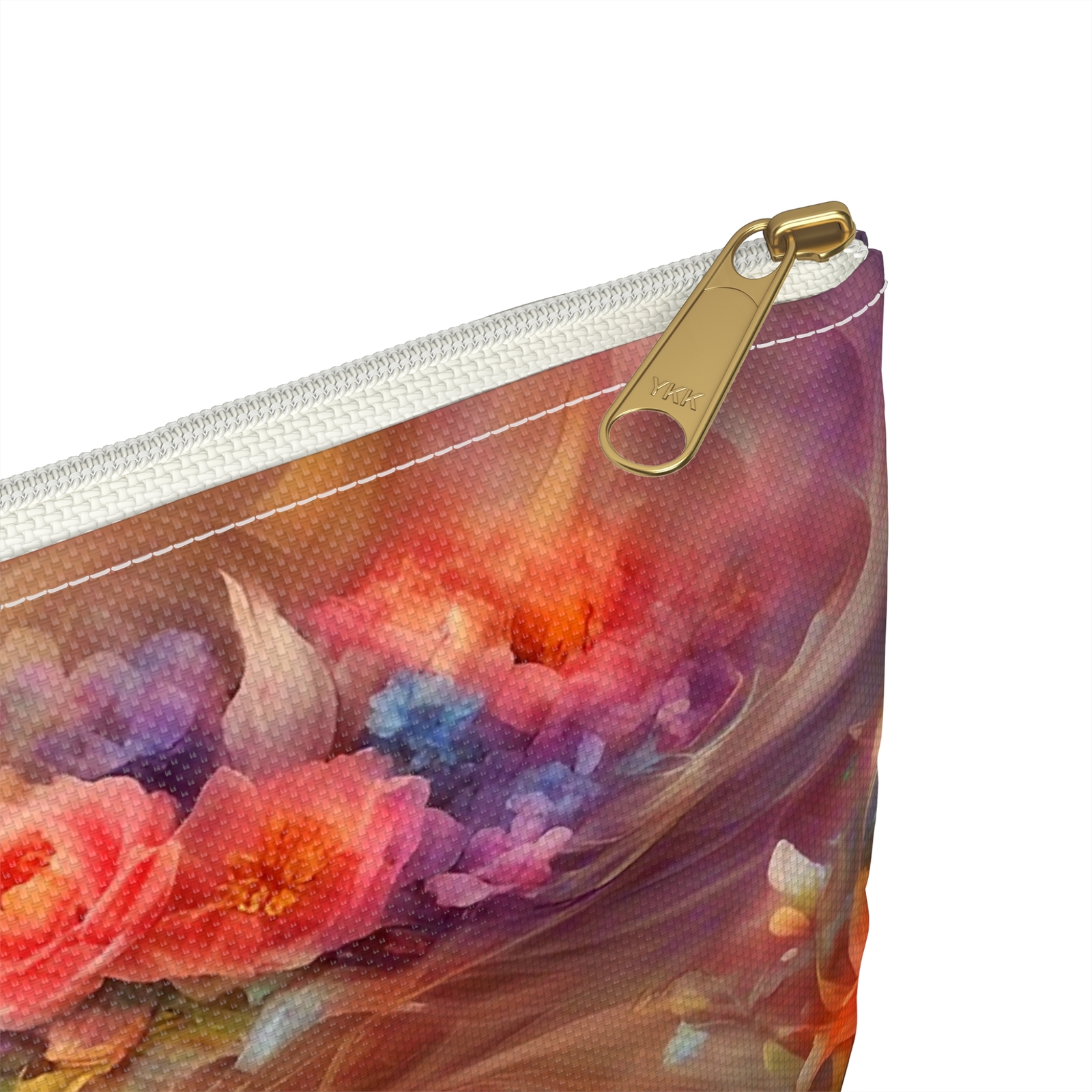 Accessory Pouch Cosmetic Bag Colorful Digital creation Lady Flowers ...