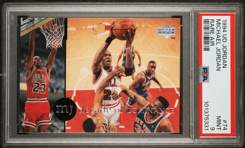 1994 Upper Deck MJ Rare Air #74 PSA 9 Michael Jordan Mint *Promo Set ...