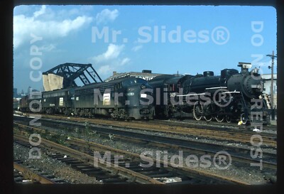 Original Slide PC Penn Central E8A 4292 & 4 W/Passenger Train In 1971 ...