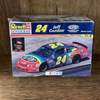 Vintage Jeff Gordon Revell Monogram 1:24 Scale NASCAR Model Kit Monte ...