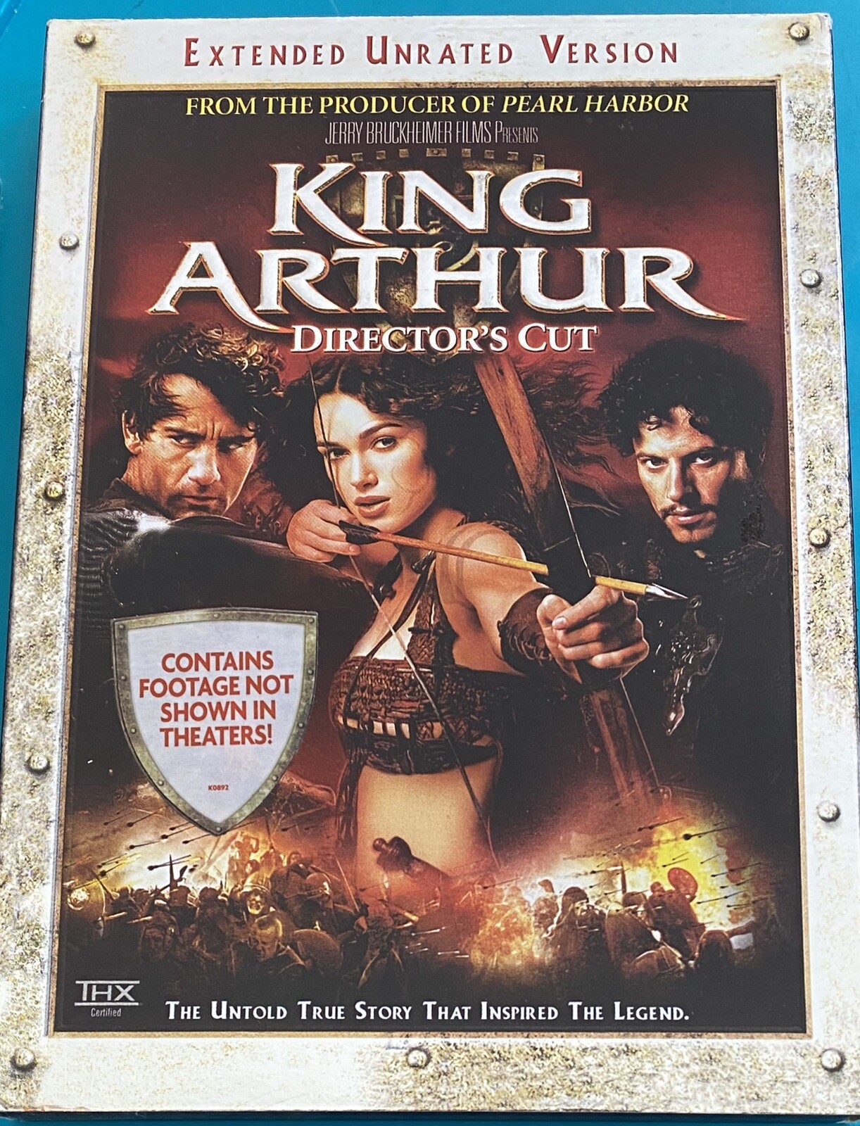 KING ARTHUR : The Director’s Cut; Extended Unrated Version LN DVD w ...