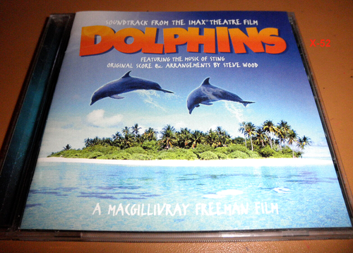 Dolphins CD soundtrack Imax movie music from Sting Steve Wood ost | eBay