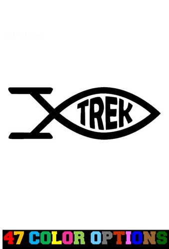 Vinyl Decal Truck Car Sticker Laptop - Star Trek Next Generation Fish ...