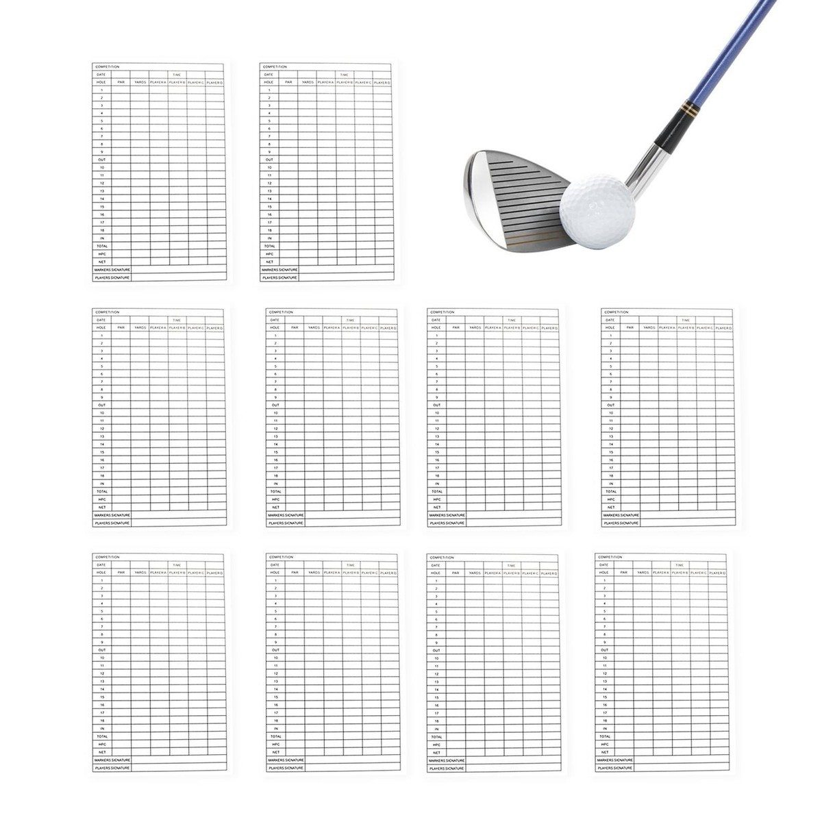 Simple Golf Scorecard