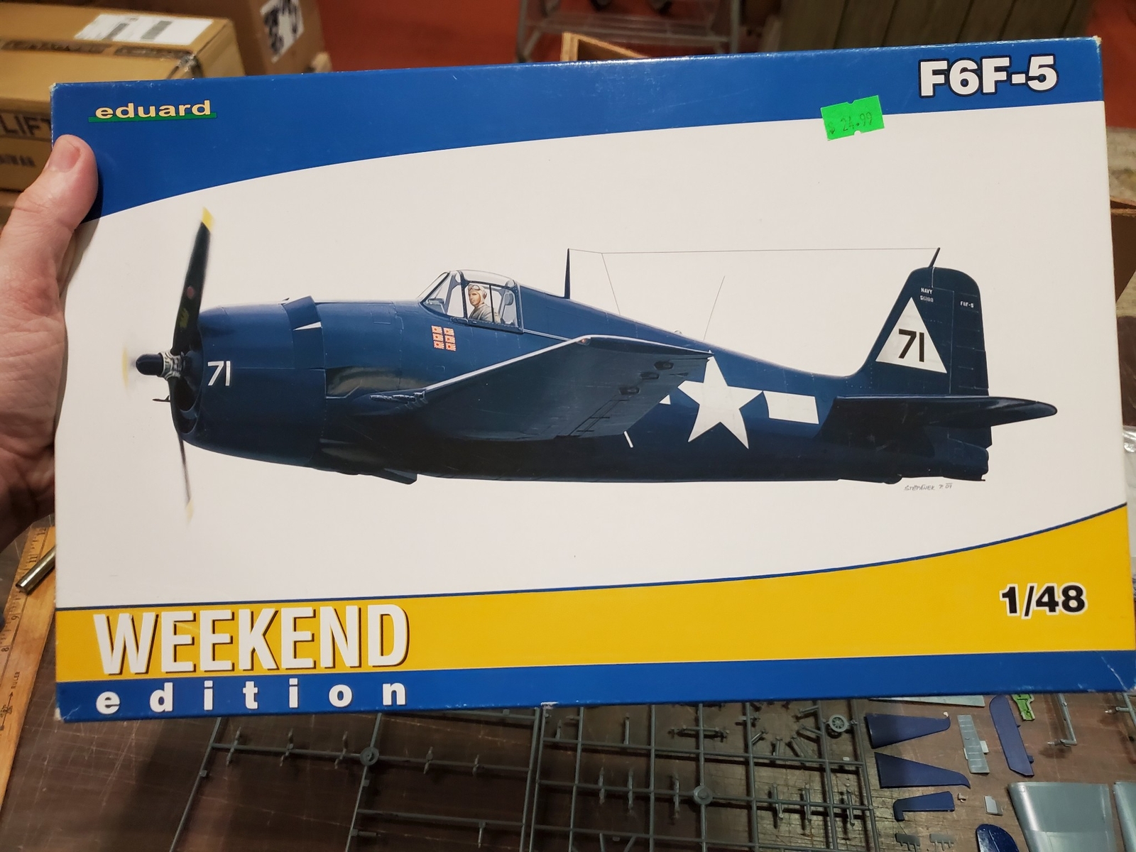 Eduard Plastic Model Kit F6F-5 1/48 Weekend Edition 8434 Collectible ...
