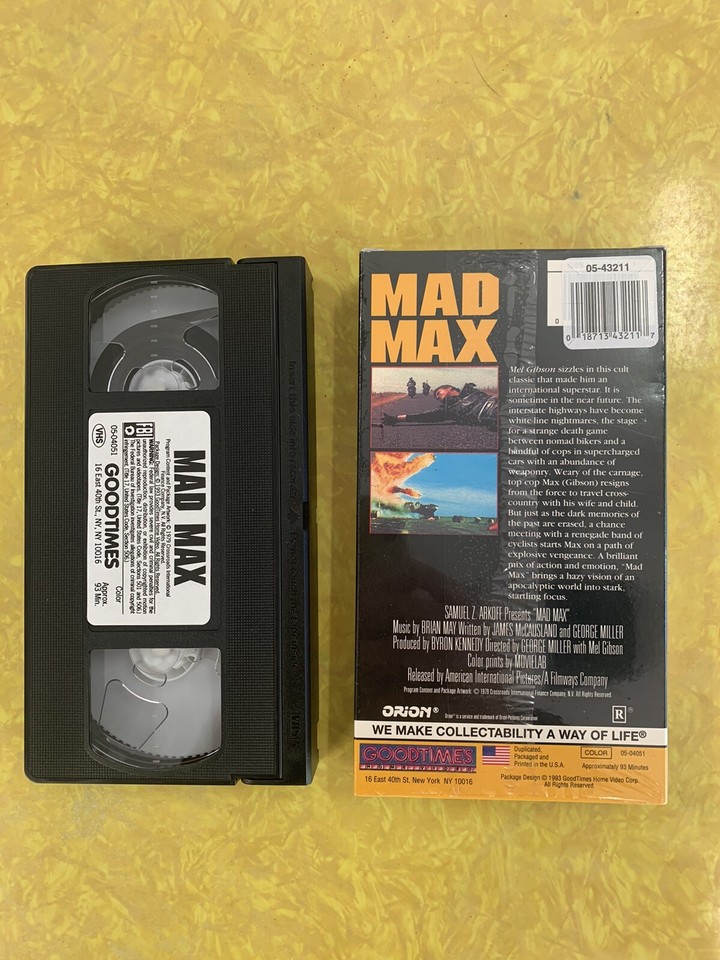 Mad Max (VHS) 18713040510| eBay