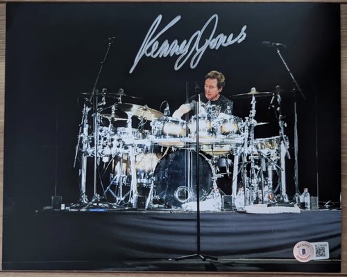Kenney Jones “The Who” Drummer Signed Autographed 8x10 Photo Beckett # ...