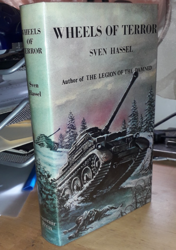 SVEN HASSEL "WHEELS OF TERROR" hardback D/J WW2 ADVENTURE thriller 1974 ...
