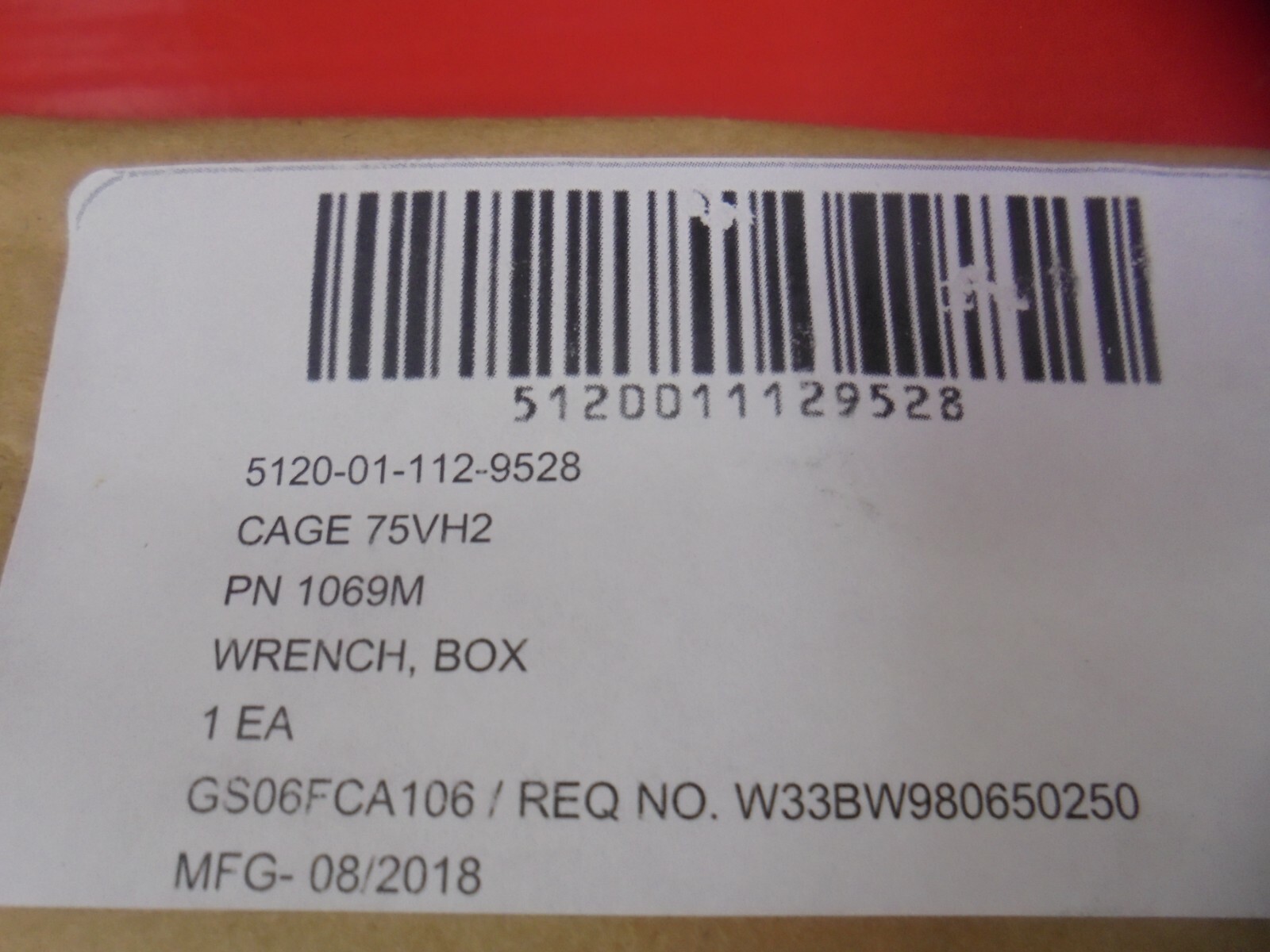 WRENCH, BOX (NSN: 5120-01-112-9528, PROTO BRAND 19MM & 22 MM) | eBay