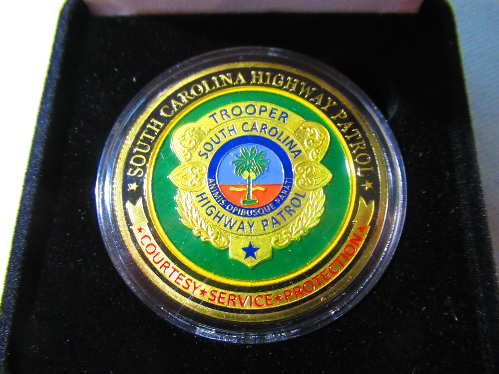 SOUTH CAROLINA HIGHWAY PATROL Challenge Coin w/ Presentation Box | eBay