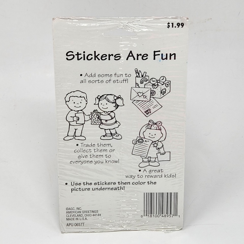 VINTAGE AMERICAN GREETINGS STICKER WORLD PRISMATIC FISH STICKERS NOS ...