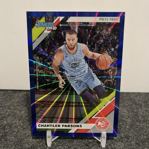2019-20 Donruss Chandler Parsons 104 Press Proof Blue Laser #/49 ...
