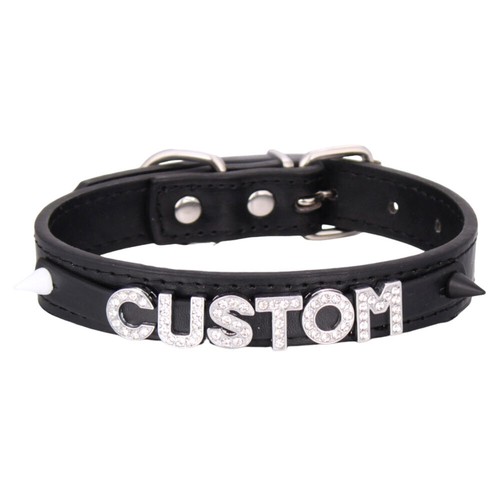 SPANK ME Custom Name Choker Collar Necklace Stainless Steel for Men | eBay