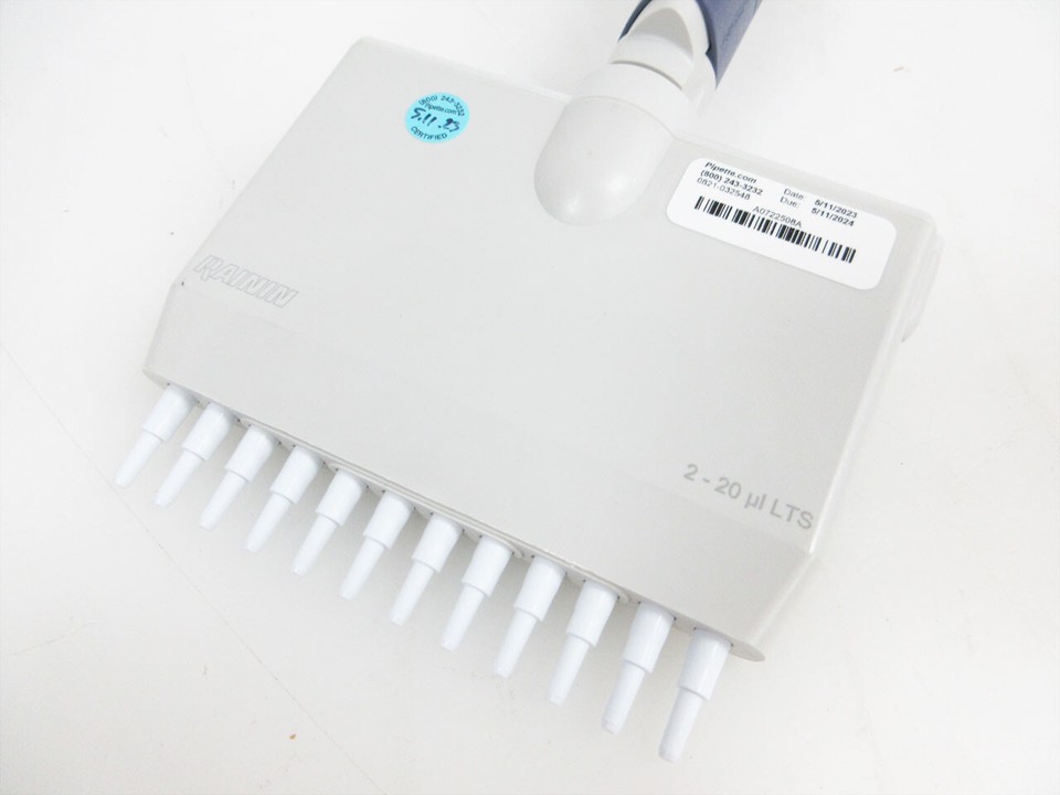 RAININ PIPET-LITE L-20 20 uL 12 CHANNEL LTS PIPETTE ~ L12-20 2 - 20 | eBay