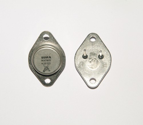 100x MA7805 Tesla .MILITARY 2A 5V Pos.Voltage Regulator LM7805 MC7805CK ...