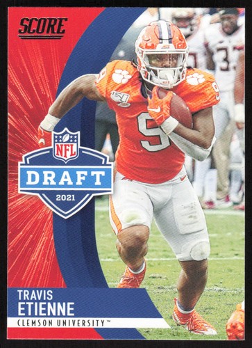 Travis Etienne 2021 Score: NFL Draft #D11 Clemson Tigers | eBay