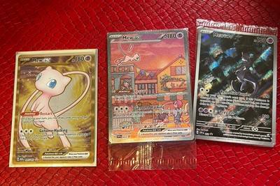 Mew EX/Gold Metal Mew EX/Mewtwo - 2023 English Pokemon 151 UPC SEALED ...