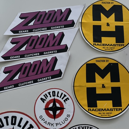Vintage Car Parts Decal Lot Autolite Zoom Trw M&H | eBay