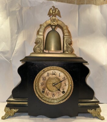 Gilbert Antique Bell Top Mantel Clock - “Curfew” Model | eBay