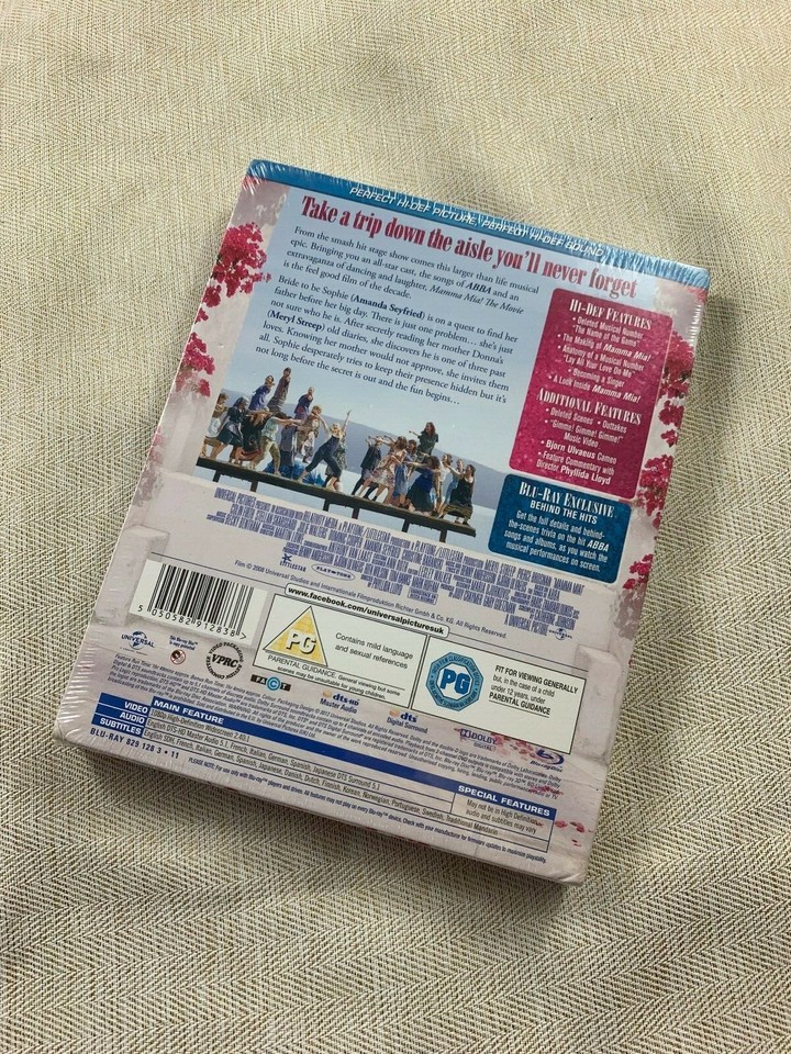 MAMMA MIA! BLU-RAY DIGIBOOK 100TH ANNIVERSARY LIMITED EDITION，NEW/SEALED | eBay