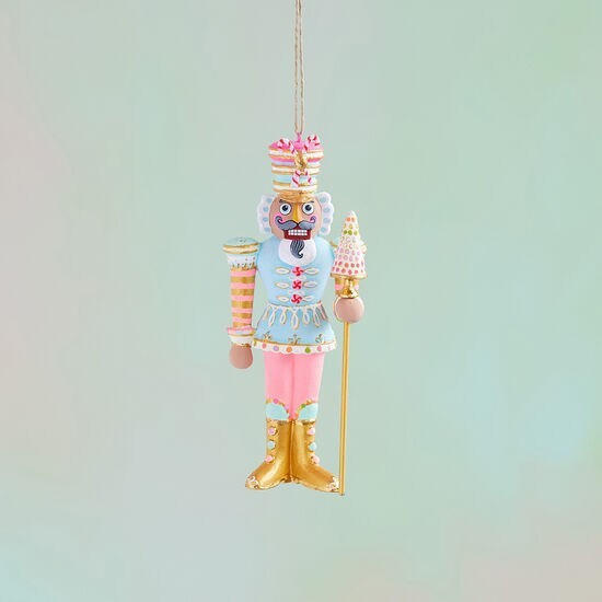 New Glitterville Major Macaron Nutcracker Christmas Tree Ornament ...