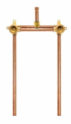 Ardent SHOWER BREECH 150mm Centre 90mm DN15 Riser With 300mm Tails ...