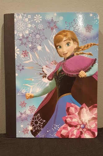Disney Frozen Blue Anna Composition NOTEBOOK 100 Wide Ruled Sheets ...