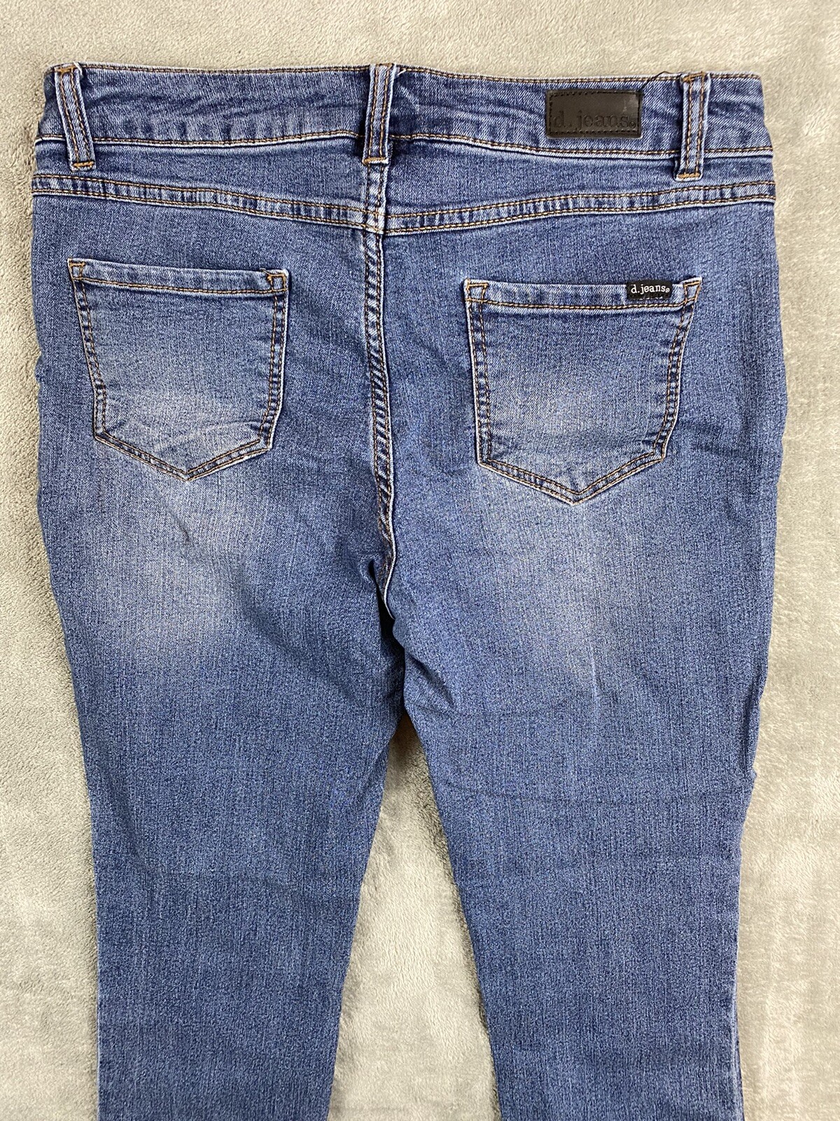 D.Jeans Womens 6 Button Fly Blue Jeans | eBay