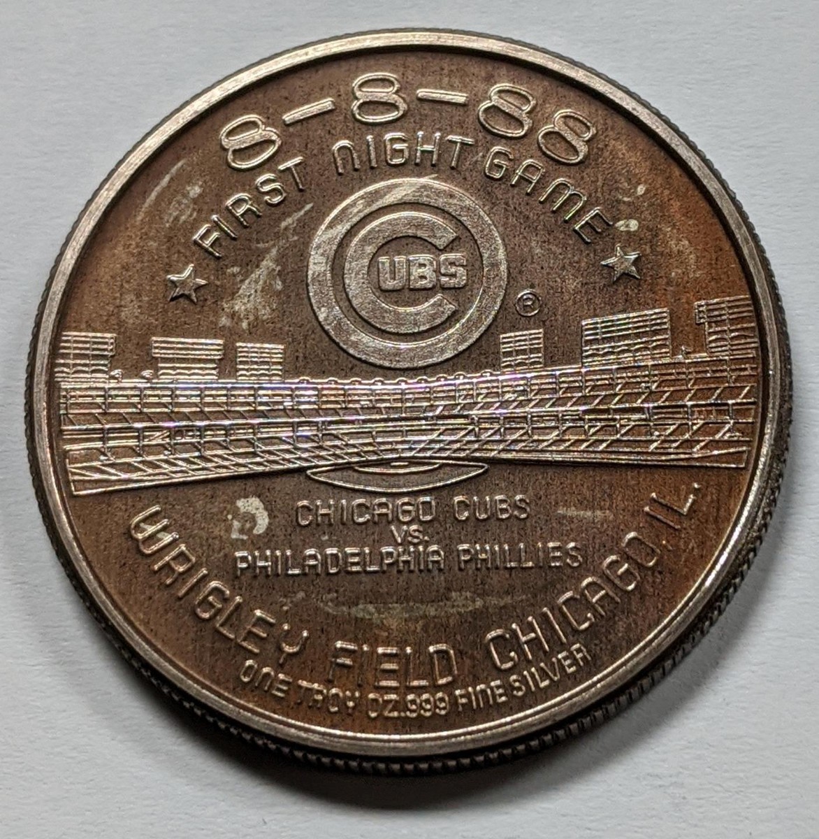 8 8 88 Cubs Coin