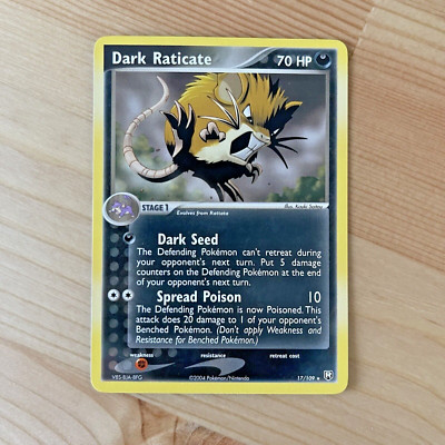 Pokemon Dark Raticate 17/109 Team Rocket Returns Non Holo Rare | eBay