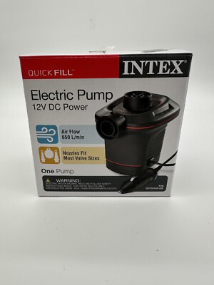 Intex Quick-Fill AC Electric Air Pump, 12V DC | eBay
