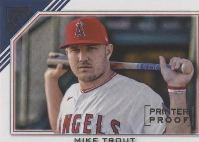 2022 Topps Gallery - Mike Trout #100 Printer Proof for sale online | eBay