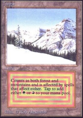 [1x] Taiga Slight Play, English Collectors Edition MTG Magic | eBay