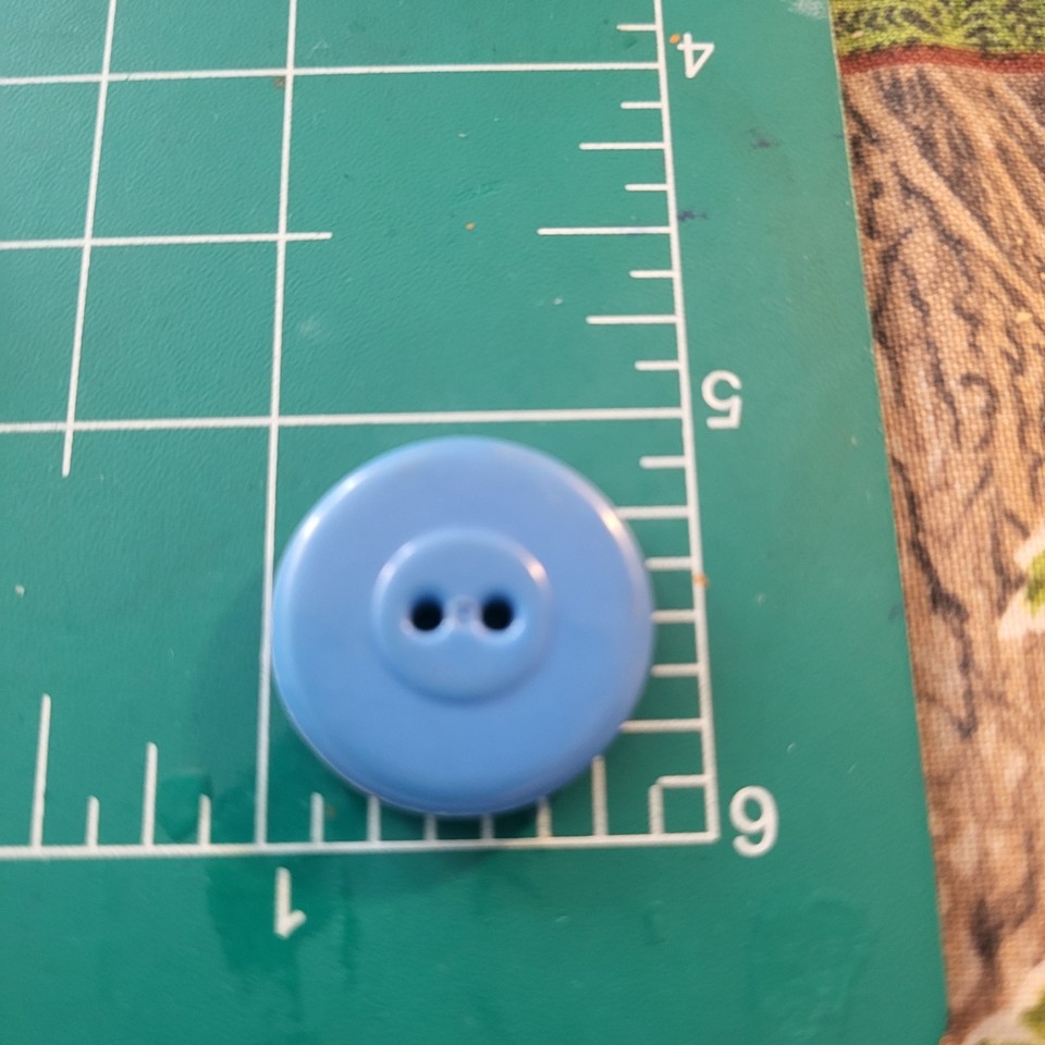 Colt # 113 button med blue 7/8" excellent condition octagon dome ...