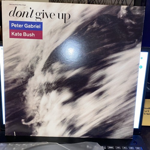 Peter Gabriel/Kate Bush-Don't Give Up 12" Vinyl 1986 Geffen D-20645 cut ...