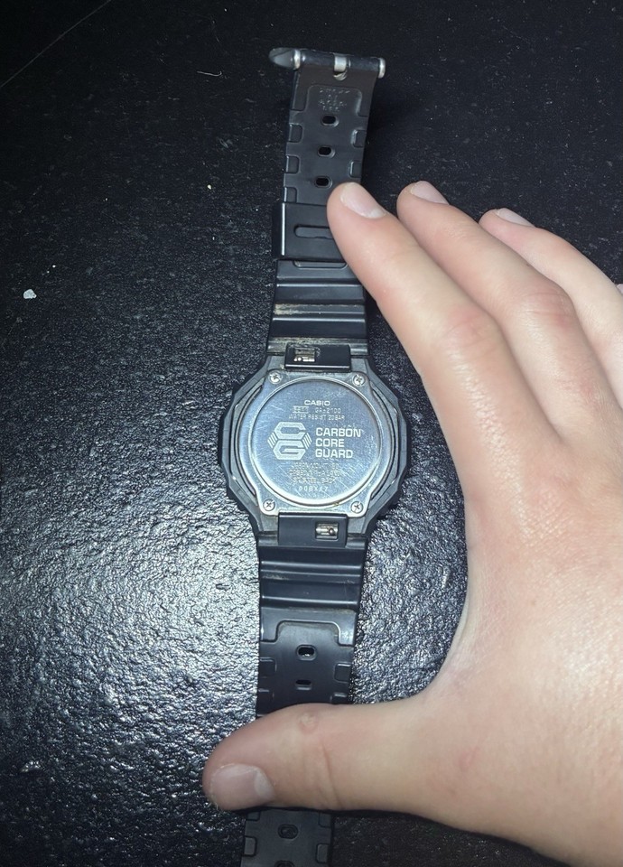 Casio G-Shock WR20Bar Men's Watch 51mm Dark Grey Face and Strap. | eBay