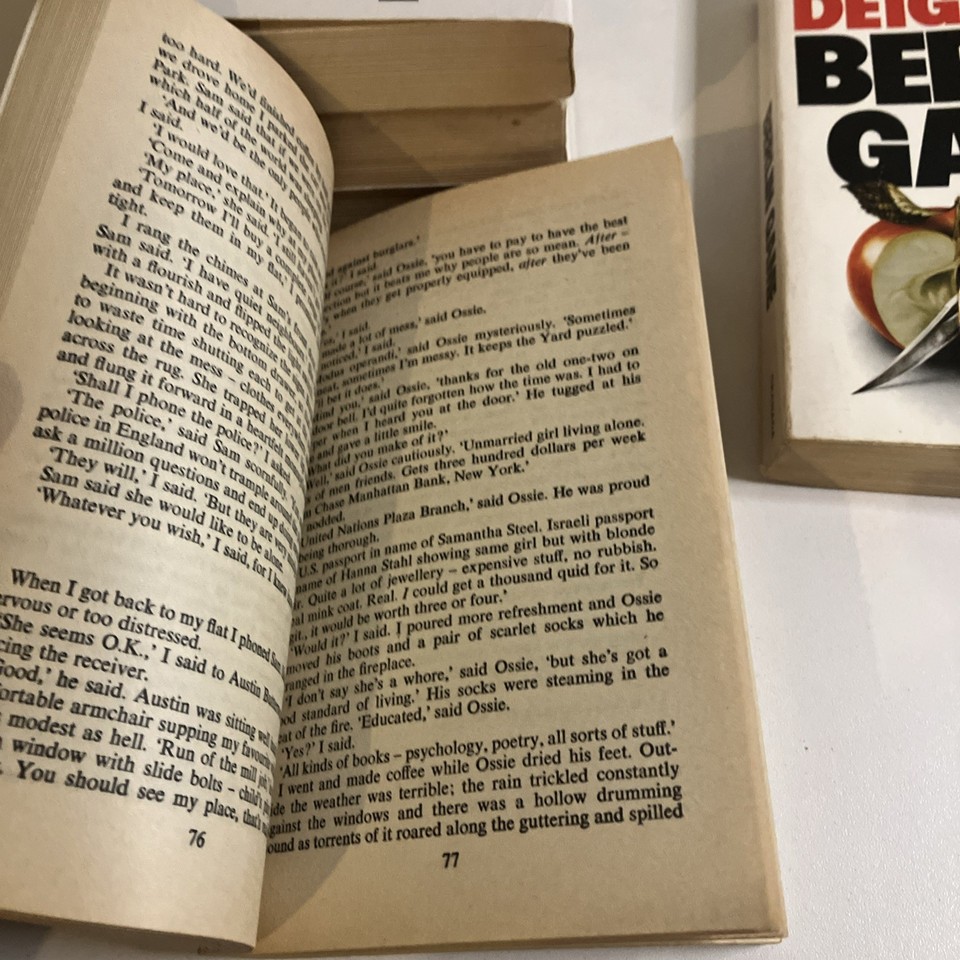 Len Deighton 5 Book Bundle London match/ Mexico Set/ F in Berlin/Berlin ...